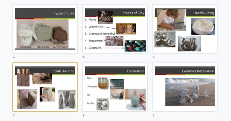 Lesson Plan: Slab Pottery For Beginners - Wheel & Clay